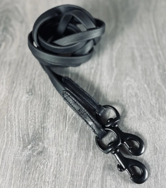 Biothane Reins with Black snaps – Flying C Tack