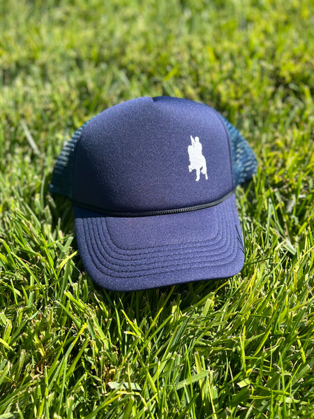 Navy Flying C Ranch trucker hat – Flying C Tack